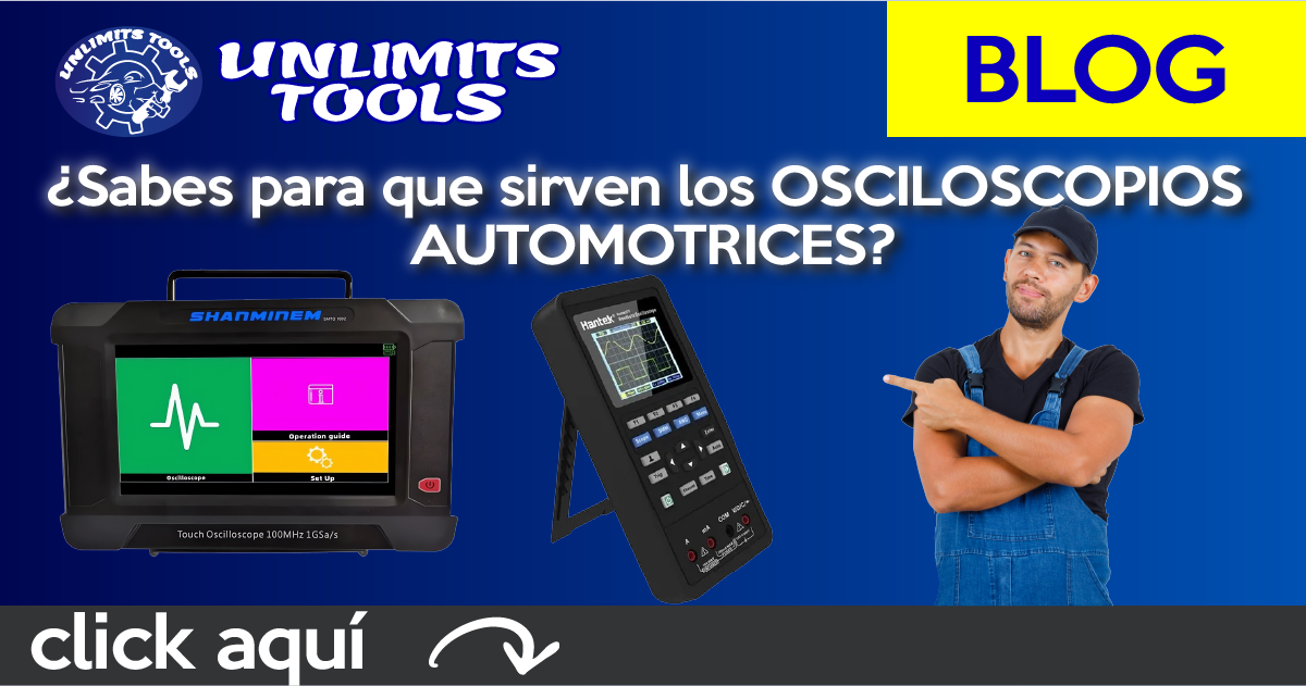 ¿Qué son los osciloscopios automotrices? – UnlimitsTools